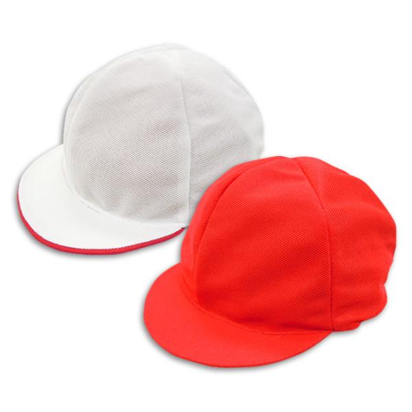 ・メーカー名　トウマアパレル・商品名　　　紅白帽子・素材　　　　ポリエステル 100％・サイズ　　　M（54cm〜56cm）　　　　　　つばの長さ:：約5.5cm−6cm程度●裏表で赤帽、白帽になります。あごゴム付き●白帽側にネームが書き込...