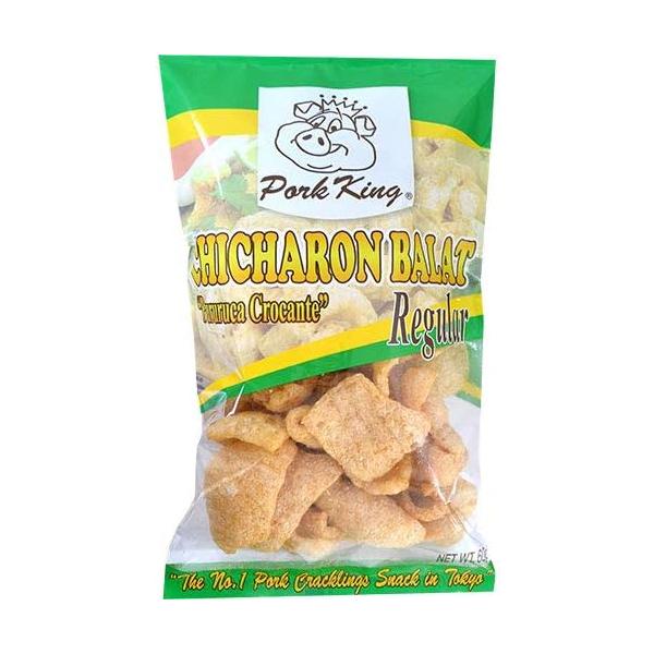 「チッチャロン (英語名：Pork rinds)」とは、乾燥処理した豚の皮を高温の油で一気に揚げた食べ物です。おつまみや料理の付け合わせなど食べ方は様々です。サクッとした食感にハマる人が続出中！こちらの「ポークキング」というブランドは日本国...