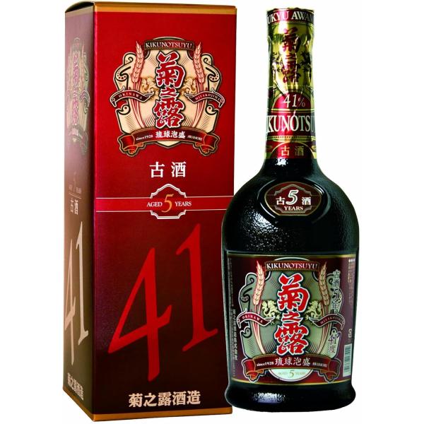 5年熟成ならではの菊之露の古酒が持つ豊かな風味と、琉球泡盛本来の旨味が凝縮された風格ある逸品。アルコール度数41度で仕上げられた濃厚な味わいをお愉しみください。名称　菊之露 古酒5年容量　720mlアルコール度数　41度酒類　泡盛原材料　米...