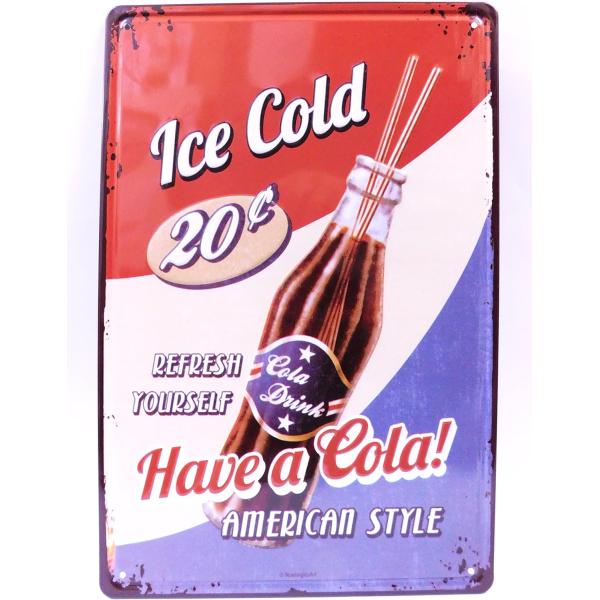 バーやカフェなどおしゃれなインテリアに最適です。四隅に穴が空いておりますので、取り付けも簡単に出来ます。※商品の特性上、若干のゆがみがある場合がございます。ご了承の上ご注文下さい。商品サイズ：横20cm×縦30cm (約A4サイズの大きさです)