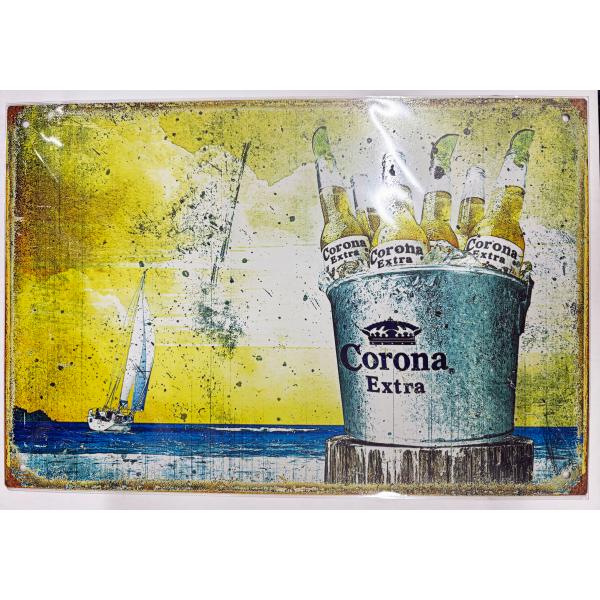 バーやカフェなどおしゃれなインテリアに最適です。四隅に穴が空いておりますので、取り付けも簡単に出来ます。※商品の特性上、若干のゆがみがある場合がございます。ご了承の上ご注文下さい。商品サイズ：横20cm×縦30cm (約A4サイズの大きさです)