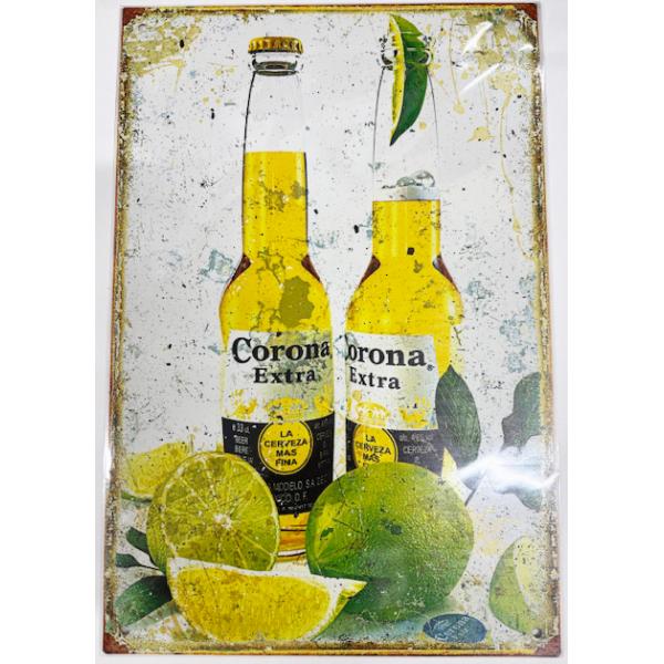 バーやカフェなどおしゃれなインテリアに最適です。四隅に穴が空いておりますので、取り付けも簡単に出来ます。※商品の特性上、若干のゆがみがある場合がございます。ご了承の上ご注文下さい。商品サイズ：横20cm×縦30cm (約A4サイズの大きさです)