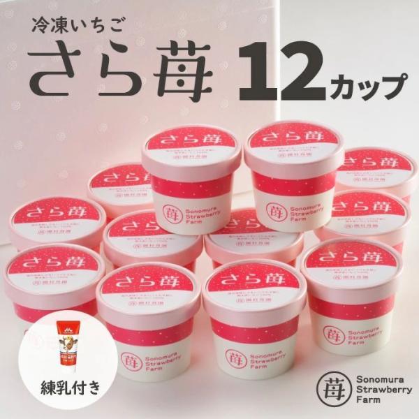 ★★★★★ この商品はクール冷凍便での発送となります ★★★★★▼名称　冷凍いちご▼原材料　いちご（熊本県産）▼内容量　50g×12カップ　練乳120g×1本▼栄養成分 1カップ(50g)当たり　エネルギー：17 kcal　タンパク質：0....