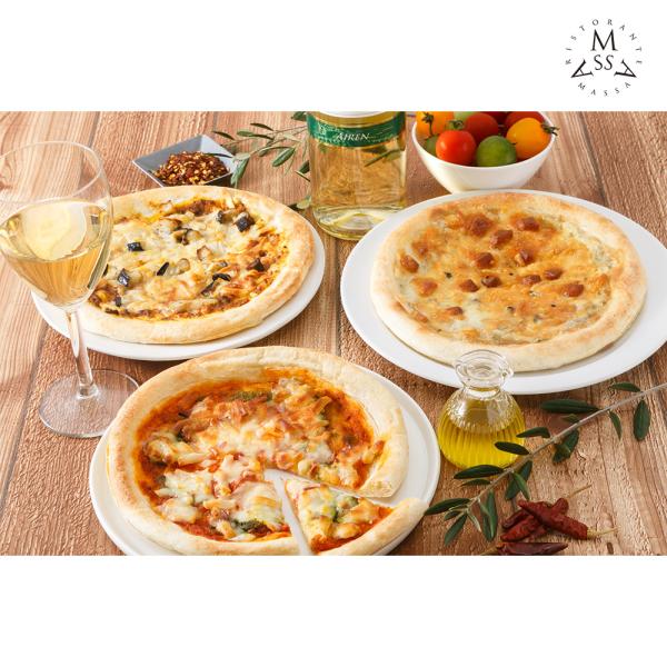 ナポリ風クラストを使い、チーズ数種に黒トリュフを使ったピッツァ、ピリッとスパイシーなボロネーゼソースのピッツァ、しっかりとチーズの味を楽しんでいただけるマルゲリータピッツァの3種類です。●お店紹介「リストランテマッサ 恵比寿」は、東京・恵比...