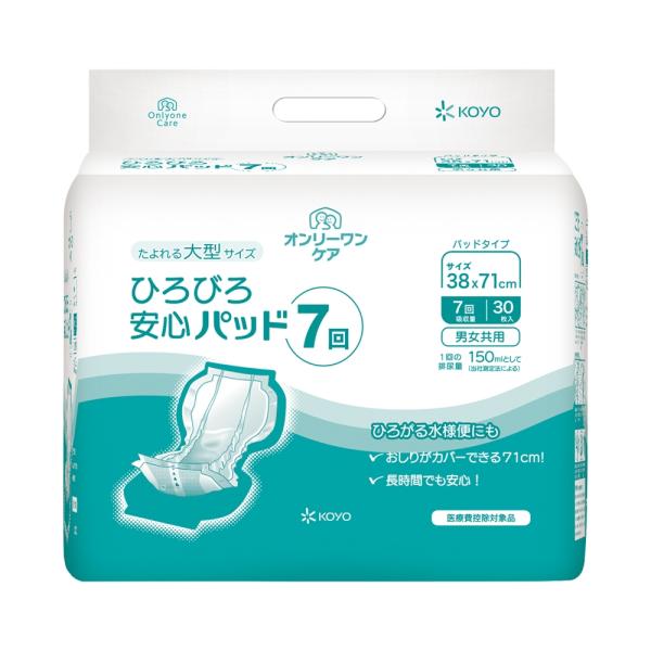 軟便でお困りの方に。水分と便を分離して広がりをおさえます。ひろいギャザーでしっかり包み込み、よりすばやく吸収。＜4つのポイント＞・おしりをすっぽり包み込む大型サイズ・尿をすばやく吸収し、お肌をさらさらに保ちます・やわらか通気性シートがムレを...
