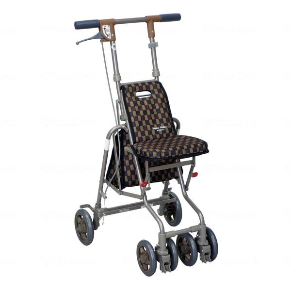 軽くてコンパクト、持ち運びに便利なシルバーカー。手元でブレーキとストッパの操作ができます。≪おすすめポイント≫■前輪キャスター付で方向転換もスムーズ■座面のみの折りたたみ可能■2WAYブレーキシステムブレーキレバーを握ればブレーキ、下に押し...