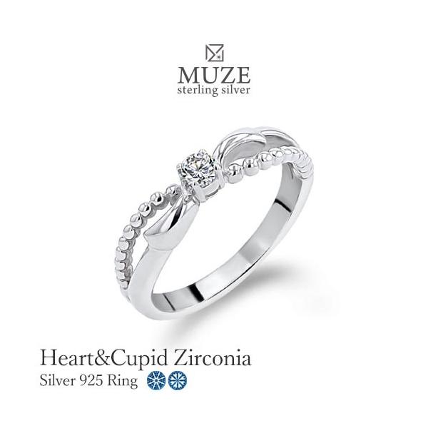 MUZE JEWELRY 指輪 直径3mm(0.1ct相当)SV925 シルバーリング MUZE JEWELRY 指輪 直径3mm(0.1ct相当)SV925 シルバーリング