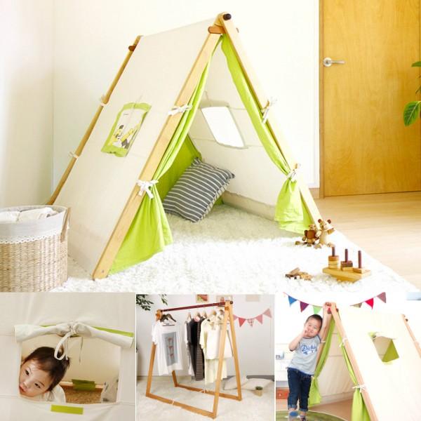 [サイズ]・テント使用時：横114cm、奥行121cm、高さ112cm・ハンガーラック使用時：横61cm、奥行121cm、高さ122cm＊組立マニュアル、組立時に必要な六角レンチが含まれます[重量]約9Kg、商品本体：約6.34Kg、布：1...