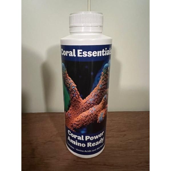 Coral Essentials　Coral Power Amino　Readyはマリンアクアリウムに有効とされる各種のアミノ酸が高濃度でバランス良くブレンドされています。Coral Power Aminoと同じ成分が配合されており、ボトル...