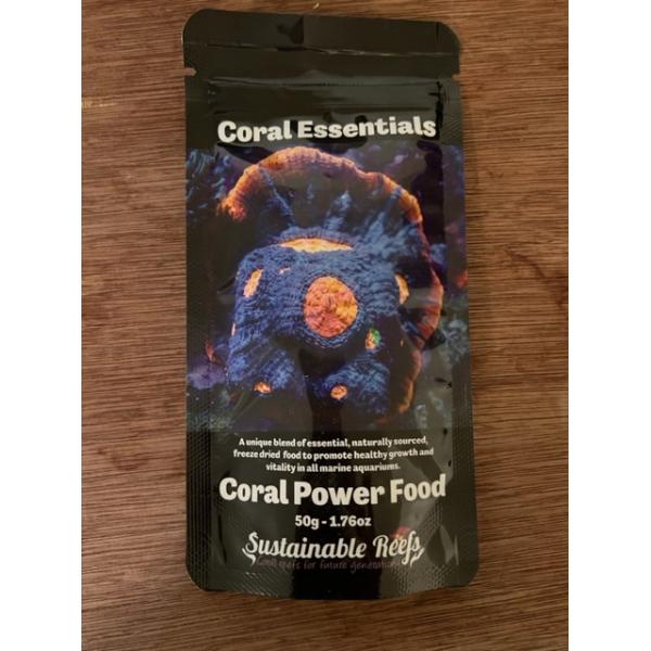CoralPower　Foodは、自然由来の材料を使った観賞用サンゴの健やかな成長と活力増長に有効なパウダー状サンゴフードです。配合成分は100％自然由来で、保存料や添加物は使用されていません。水分含有量を１％に抑えることで、高いコストパフ...