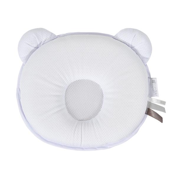 ●キャンディード社 パンダ枕 エアプラスは、赤ちゃんのやわらかい頭を包むベビー用低反発枕です。中央のくぼみは通気性のよいメッシュ素材を使用、全体に小さな空気穴があいたパンチング素材で熱や汗がこもりません。また、頭蓋骨がやわらかい赤ちゃんの頭...