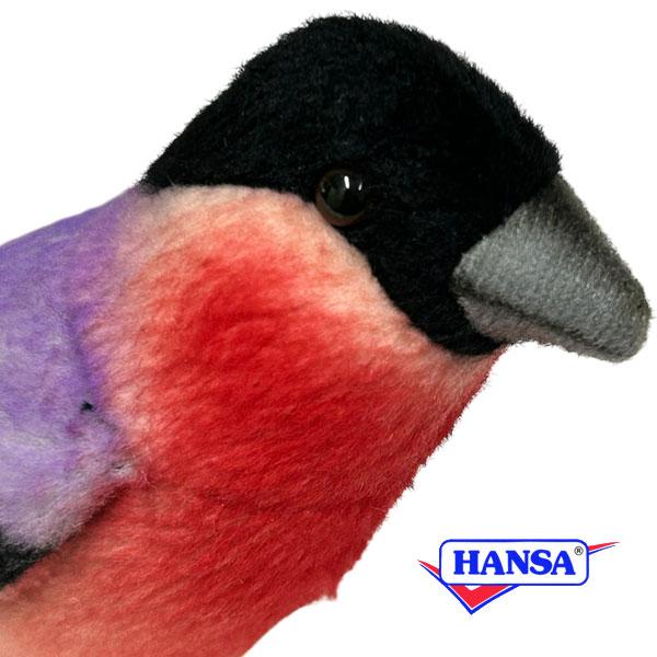 ●hansa社が制作したWOODLAND（森林地帯）シリーズの 赤く染まった胸が可愛らしい手乗りサイズの野鳥 リアルなウソのぬいぐるみです。※爪の先が鋭くなっております。お取り扱いには十分ご注意ください。HANSA（ハンサ）のヌイグルミは野...