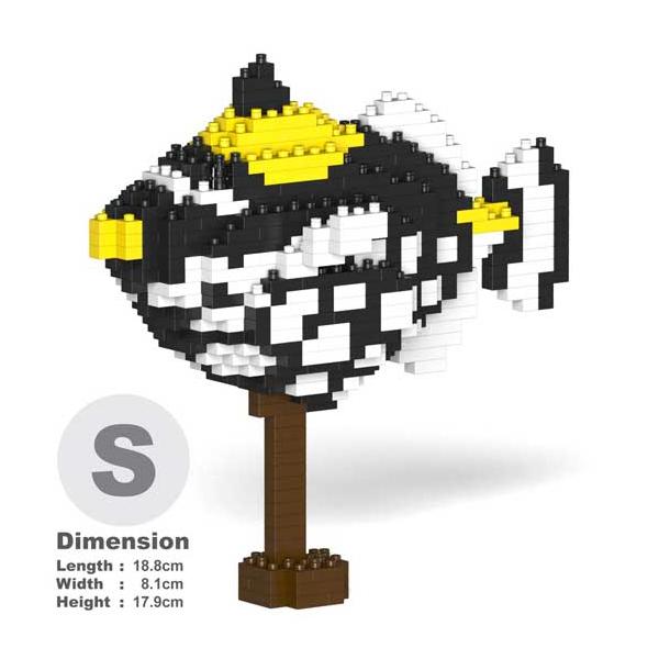 ●ジェッカブロック Sculptor（スカルプター） モンガラカワハギは、接着剤を使用せずに丈夫な構造の鯉のインテリアを作ることが出来る 魚のブロックです。JEKCAはbrick through system（ブロックを通り抜ける）という独...