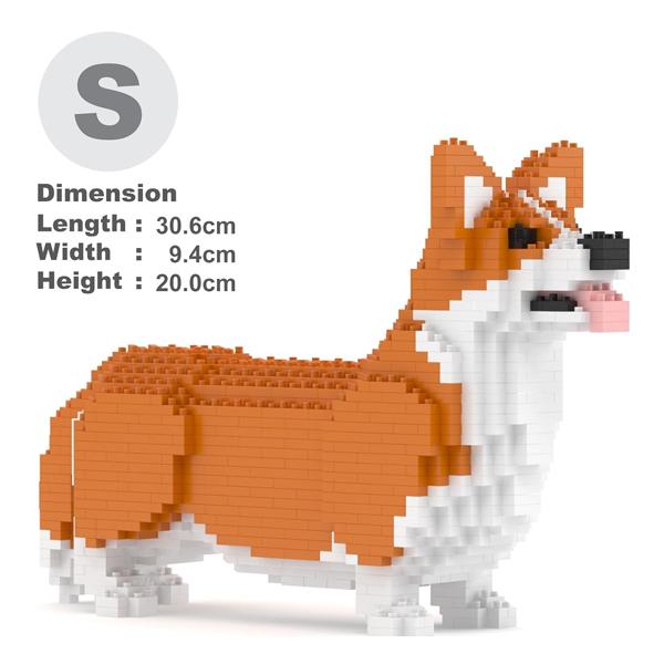 ●ジェッカブロック Sculptor（スカルプター） ウェルシュコーギーは、接着剤を使用せずに丈夫な構造の犬のインテリアを作ることが出来る 動物ブロックです。JEKCAはbrick through system（ブロックを通り抜ける）という...