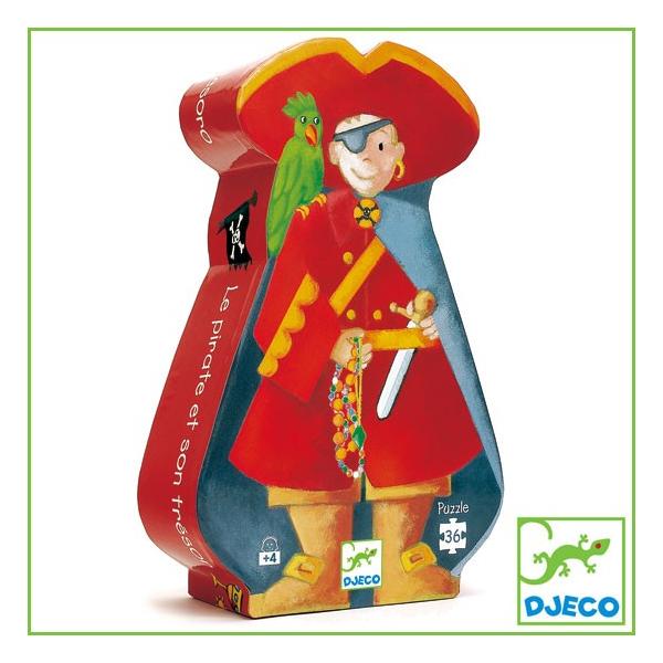 ●かわいい海賊の形のパッケージに入った こども用パズルです。物語のワンシーンを想像しながらパズルのピースをつなぎ合わせてイラストを完成させましょう。インテリアやギフトにもオススメな知育パズルです。フランスの玩具メーカーDjeco「ジェコ」の...