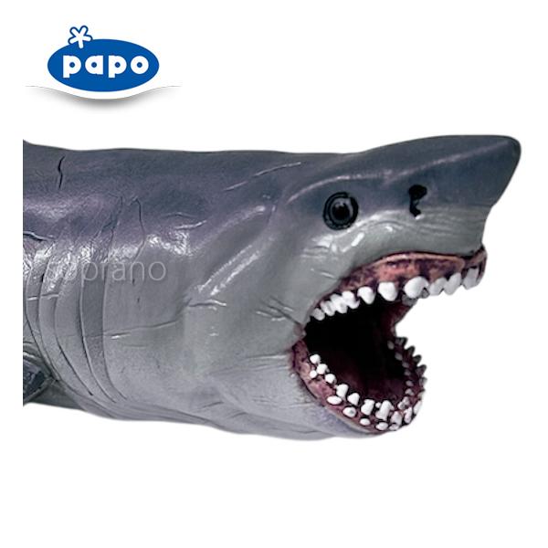●フランスのPapo社が製作したDINOSAURS（恐竜）シリーズの前期中新世から鮮新世にかけて生息していた絶滅種の巨大なサメ メガロドンのフィギアです。パポは、1983年にフランスで発売されて以来 数多くのシリーズが誕生し続けています。P...