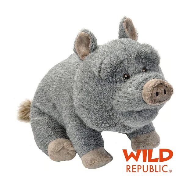 ●ワイルドリパブリック社が制作した 子ブタ（ブタの仔 子豚）のぬいぐるみです。オハイオ州インディペンデンスに本社を置くWild Republicは、1979年創業以来生物の自然のままの美しさを再現することに努め、好奇心を育むおもちゃを作り、...