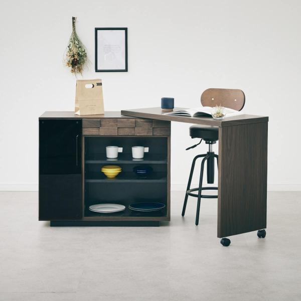 【発売日：2021年03月07日】■商品内容キッチンデスク…1台■サイズ約W89cm x D40cm x H72cm■梱包サイズ約W93.5m x D45cm x H73.5cm■材質強化紙化粧板、プリント紙化粧繊維板、アルダー無垢材、4m...