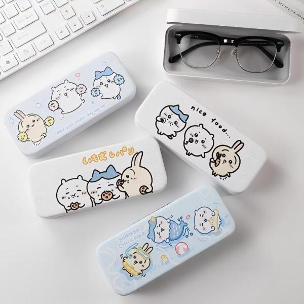 ハチワレ、うさぎなど人気キャラクターのデザイン。ハードケースタイプで、大切なメガネやサングラスを衝撃や傷からしっかり保護します。コンパクトで軽量なので、バッグに入れてもかさばらず、持ち運びに便利。通学・通勤はもちろん、普段使いにもぴったりの...
