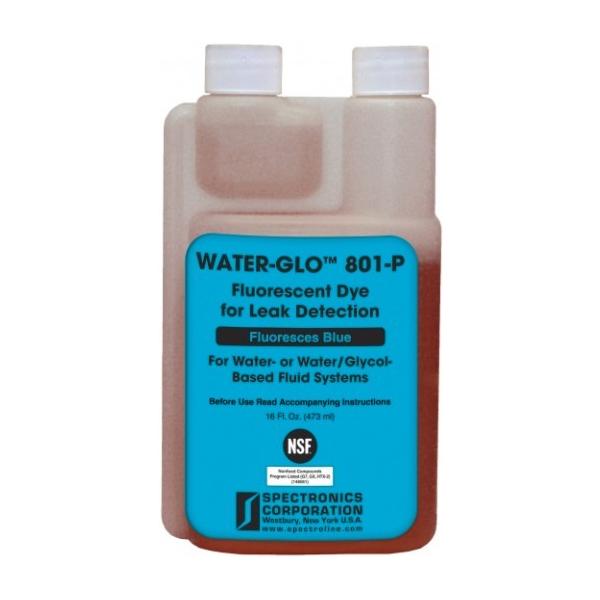 WD-801P　水用蛍光剤　青色発光タイプ　473ml　新品オイル色相をまったく変えない、青色発光タイプ工場設備や自動車のクーラントや水グリコールなどさまざまな水漏れのピンポイント検知に！詳細はメーカーホームページをご確認下さいこちらの商品...