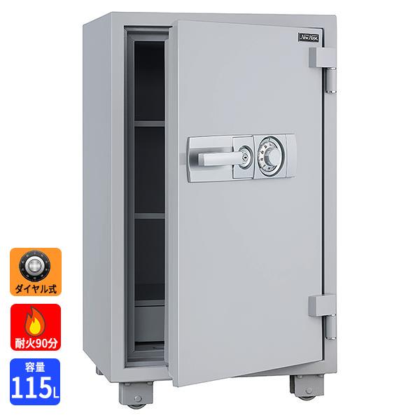 ■ダイヤル(100万変換)を左右に廻し、番号を合わせて解錠する仕組みは、安全性と信頼性の高い金庫の代表的な施錠システムです。■耐火時間は、1時間30分です。家庭用、業務用として人気があります。■庫内は、A4サイズ用紙がタテ/ヨコに収納が可能...