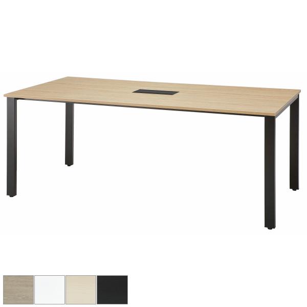 ■使い勝手抜群。カラーバリエーション豊富。拡がるオフィスデザイン。※コードホールが、付属いたします。※暗い色の天板をお選びいただきますと、光の加減などにより指紋や汚れが目立つ場合が御座います。【サイズ】W1800×D900×H720(mm)...