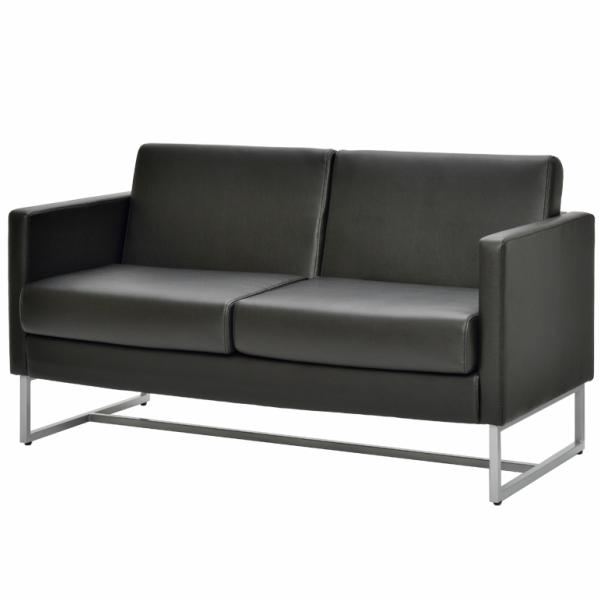 【特徴】■　コンパクトでシンプルなループ脚応接ソファ2人掛けタイプです。■　合わせてご利用いただける1人掛けもあります。【サイズ】W1330xD650xH732.5(SH432)mm【仕様】完成品材質本体:天然木、合板背・座:ウレタンフォー...