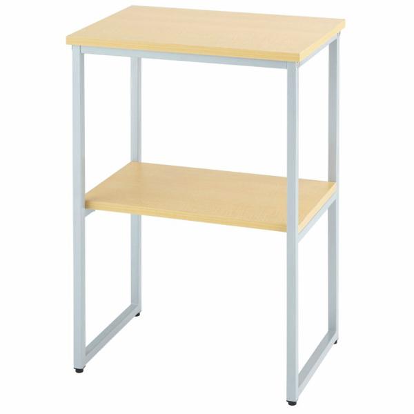 【特徴】■　コンパクトで使い道豊富な電話台ワイドタイプです。■　エントランスで消毒液やタイムカードなど置くラックにも便利です。■　棚は固定棚です。アジャスター付き。■　エントランスで消毒液やタイムカードなど置くラックとしても便利です。【サイ...