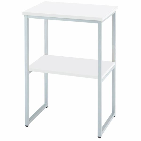 【特徴】■　コンパクトで使い道豊富な電話台ワイドタイプです。■　エントランスで消毒液やタイムカードなど置くラックにも便利です。■　棚は固定棚です。アジャスター付き。■　エントランスで消毒液やタイムカードなど置くラックとしても便利です。【サイ...