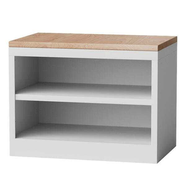 【特徴】■　シューズボックスを兼ね備えたベンチ。(下段オープンタイプ4段に取付可能。)■　ゆっくり座って着替えるスペースがあることで居心地の良い空間となりコミュニケーションの活性化につながります。■　単体としてもご利用いただけます。■　国内...