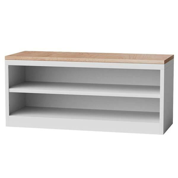 【特徴】■　シューズボックスを兼ね備えたベンチ。(下段オープンタイプ4段に取付可能。)■　ゆっくり座って着替えるスペースがあることで居心地の良い空間となりコミュニケーションの活性化につながります。■　単体としてもご利用いただけます。■　国内...