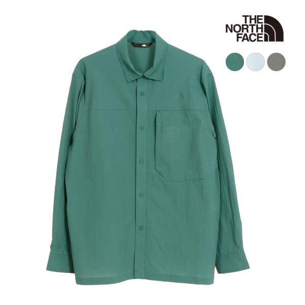 【ブランド】THE NORTH FACE / ザ・ノース・フェイス【商品名】ハイカーズシャツ（メンズ）Hikers' Shirt■軽く柔らかなソフトシェル素材のシャツ。ストレッチ性のある薄手の生地は機能的で、あらゆるシーンにおける着用時の快...