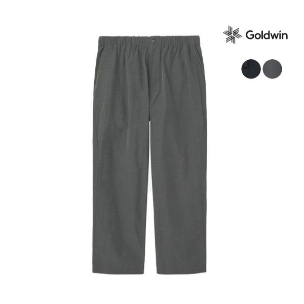 【ブランド】Goldwin / ゴールドウイン【商品名】リラックスストレートイージーパンツ（ユニセックス）Relax Straight Easy Pants■リラックス感のある着こなしが楽しめるパンツ。ゆったりとしたシルエットで、リサイクル...