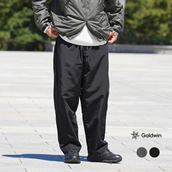 【ブランド】Goldwin / ゴールドウイン【商品名】リラックスストレートイージーパンツ（ユニセックス）Relax Straight Easy Pants■リラックス感のある着こなしが楽しめるパンツ。ゆったりとしたシルエットで、リサイクル...