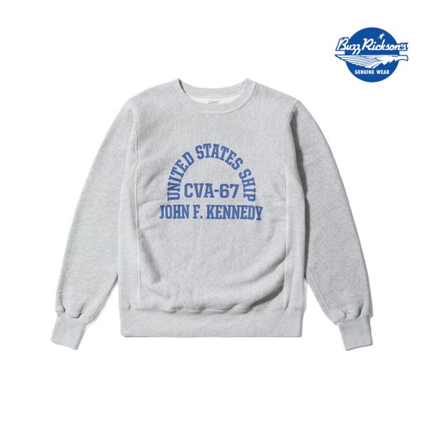 【ブランド】BUZZ RICKSON'S / バズリクソンズ【商品名】ホリゾンタルニッティングスウェットシャツ CVA-67 J.F.ケネディHORIZONTAL KNITTING SWEAT SHIRT CVA-67 J.F.KENNED...