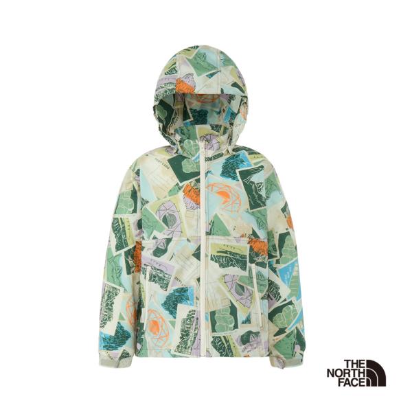 NOVELTY COMPACT JACKETキッズノベルティコンパクトジャケットアウトドアから日常まで悪天候に対応できる軽量シェルジャケット。THE NORTH FACE定番のウインドブレーカーのキッズモデル・1970年代風ポストカードのイ...