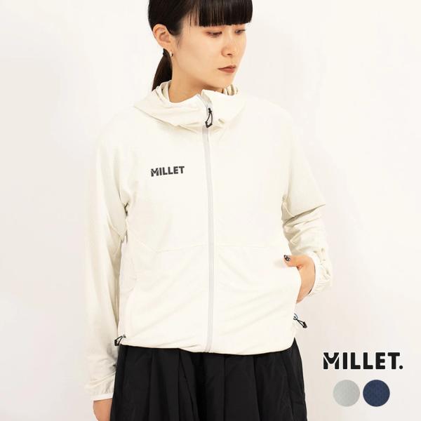 SOL MESH HOODIE Wソル メッシュ フーディ ウィメンズ近赤外線と紫外線をダブルでブロックする通気性に優れた薄手のメッシュフーディ熱疲労の原因と言われる近赤外線をカットする新素材SOLAMENT（ソラメント）を使用した、薄手の...