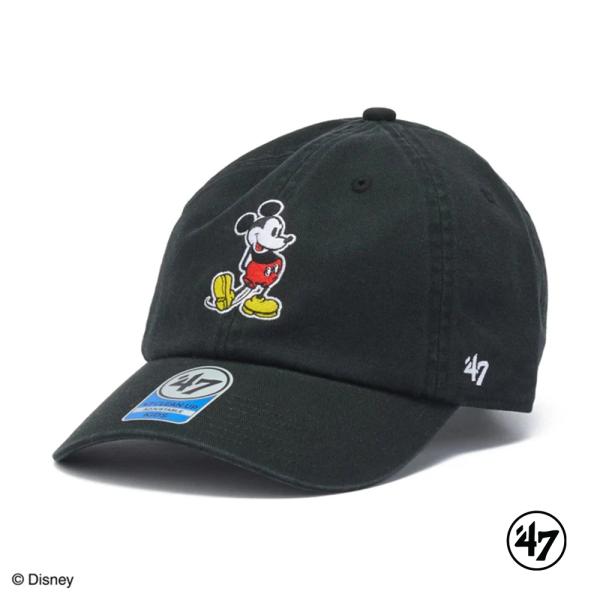キッズ '47 クリーンナップ Disney ミッキーマウス ブラックもっともアイコニックなミッキーのスタンドポーズをミニサイズで刺繍したコレクション。キッズ '47CLEAN UPは、柔らかいクラウンとカーブしたバイザーの定番シルエットの...