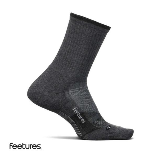 【ブランド】feetures / フィーチャーズ【商品名】トレイル マックスクッションミニクルーTrail Max Cushion Mini Crew■まったく新しいFeetures Trailシリーズ。足の構造に合わせた解剖学に基づく左右...