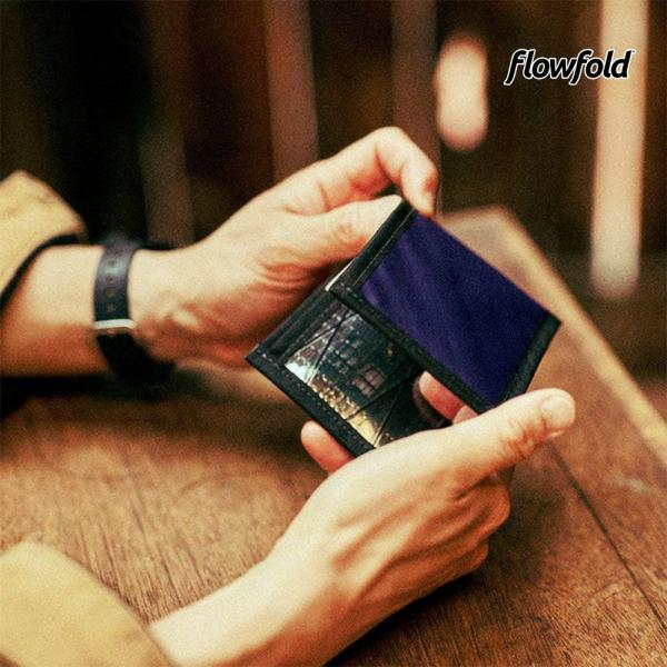 【ブランド】Flowfold / フローフォールド【商品名】ヴァンガード - バイフォールドウォレットVanguard-Bifold Wallet■驚くほどスリムなウォレット。カードサイズのポケット4つと紙幣用ポケット1つ、シンプルでミニマ...