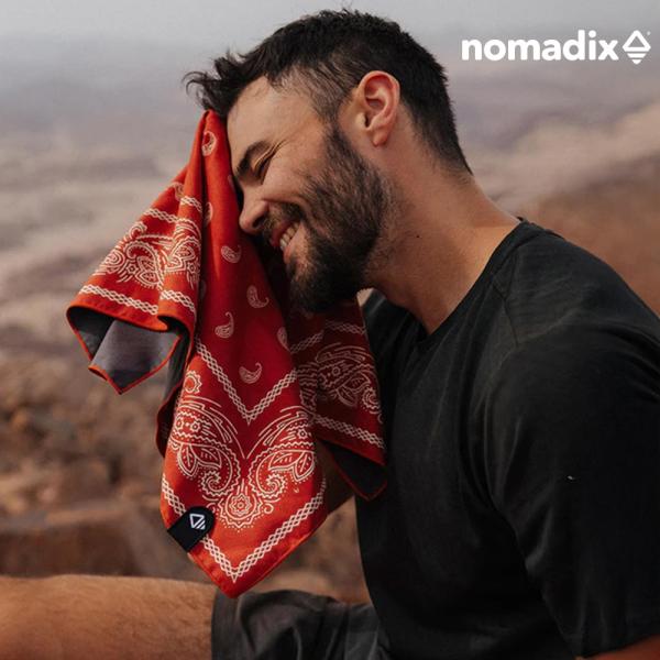 BANDANA TOWEL-PAISLEY/REDバンダナ タオル ペイズリー/レッド高性能で、用途の広いバンダナタオル日差しから肌を守るUPF50+の機能を備えた、高機能マイクロスエード素材のバンダナタオルです。自重の約4倍の水分を吸い取...