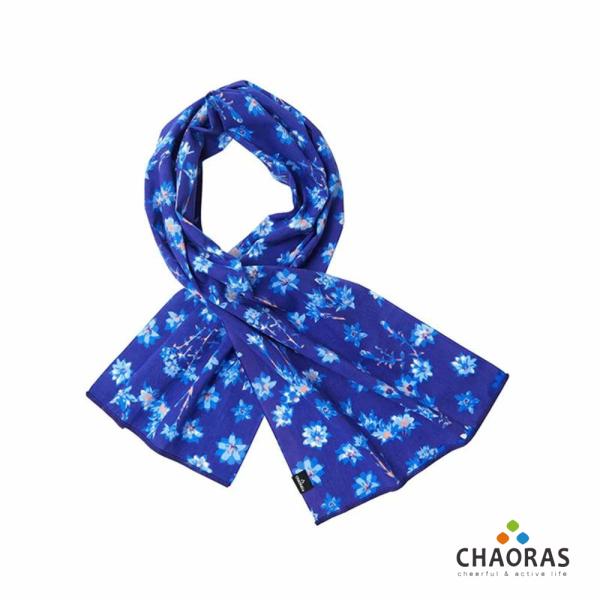 【ブランド】CHAORAS / チャオラス【商品名】スポーツてぬぐい■紫色の可愛らしい花びらが特徴の高山植物「タテヤマリンドウ」がモチーフ。タテ糸には従来のてぬぐいと同じコットン、ヨコ糸には吸水性・速乾性に優れた竹由来のレーヨンを使用。◆し...