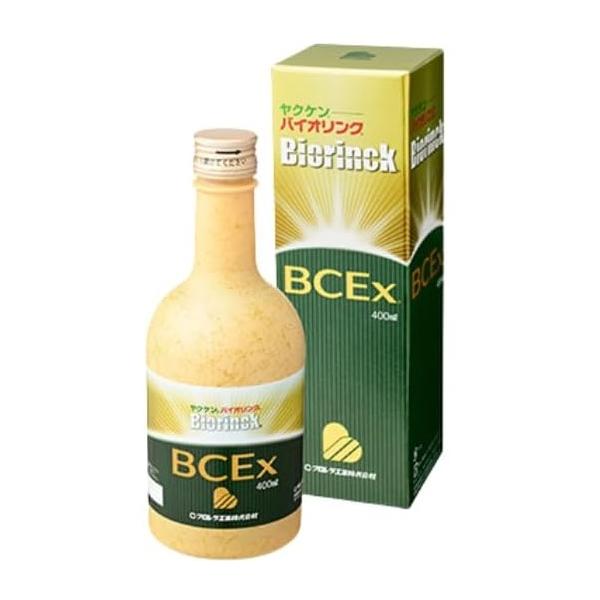 【商品情報】Biorinck BCEx 400ml 清涼飲料水 サプリメント【商品詳細】・体調が優れない方、体力をつけたい方、体の内側から健康をサポートしたい方へ。 ・BCE×（クロレラエキス）を高濃度に濃縮したものに加工黒糖さとうきび（国...