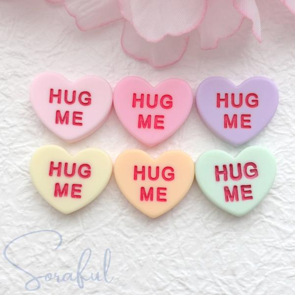 文字プレート　HUG ME 5個セット