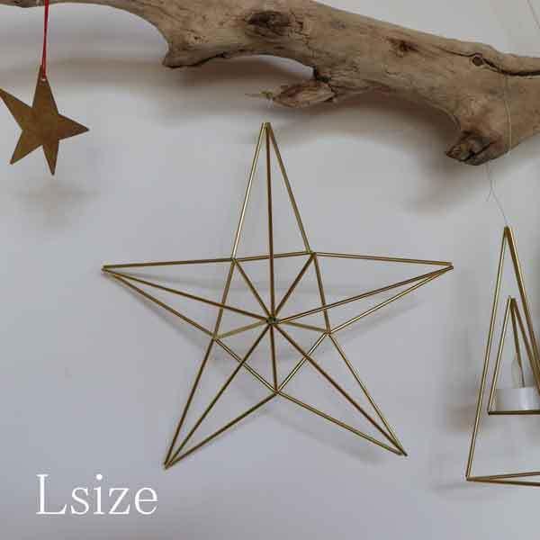 自分で作る真鍮のヒンメリのオーナメントです。ヒンメリの分かりやすい作り方もセットになっているので、初心者の方でも簡単に作ることができます。真鍮のポールで作るので、スタイリッシュに仕上がります。また、糸ではなく針金で作るため、藁のヒンメリより...