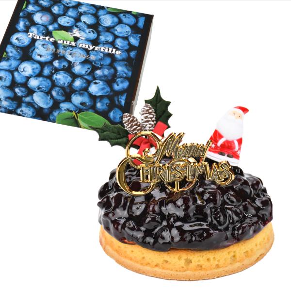 【コンポートブルーベリーたっぷり贅沢タルト】サクサクに焼き上げたタルト生地に、ブルーベリーカスタードクリームと、香りと食感が残るよう弱火でじっくりコンポートしたブルーベリーをひとつひとつ丁寧にたっぷりとのせました。【出来たてを急速冷凍してお...