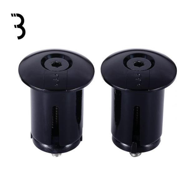 (BBB)エンドキャツププラグ　スクリューオン [BHT-96]しっかり固定できるスクリューオンタイプ●ハンドルバーテープをねじって締めるエンドキャツププラグ。●ステンレス製ボルト。●2ピースセット。●内径18〜20mmまで対応。●ロード用。