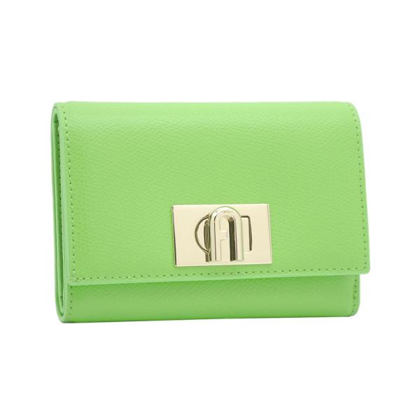 【商品の詳細】ブランド ：FURLA/フルラ商品コード：WP00225_ARE000_1007_1995Sカラー ：ライトグリーン系 （WASABI ：1995S）、金具：ゴールドカラー素材 ：ラミネート加工牛床革：牛革型押し(ARES :...