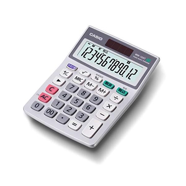サイズ:145x103x30.7ｍｍ質量 : 110gグリーン購入法対応電卓税計算機能/時間計算機能/12桁ミニジャストタイプ電卓電池交換ができます。