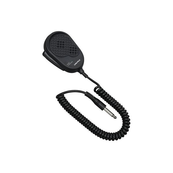 MD-24S車載・呼出放送用 定格インピーダンス：600Ω不平衡 周波数特性：100Hz〜5kHz指向性：単一指向性 差動形 寸法（mm）：幅67×長さ102×厚さ50.3質量：約148ｇ（本体）コード長：不平衡カールコード1m